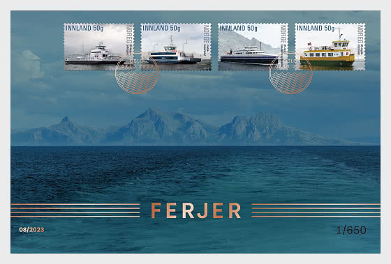 Ferries - Golden FDC | Norway Stamps | Worldwide Stamps, Coins ...